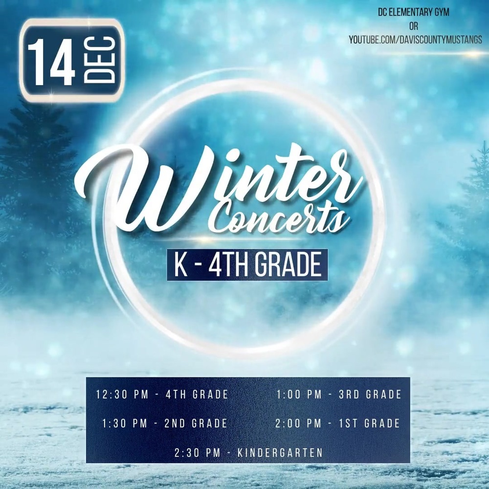 DC Elementary Winter Concert | Davis County Elementary School